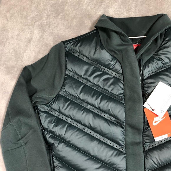 Nike | Jackets & Coats | Nike Tech Fleece Aeroloft Bomber Jacket Sz ...